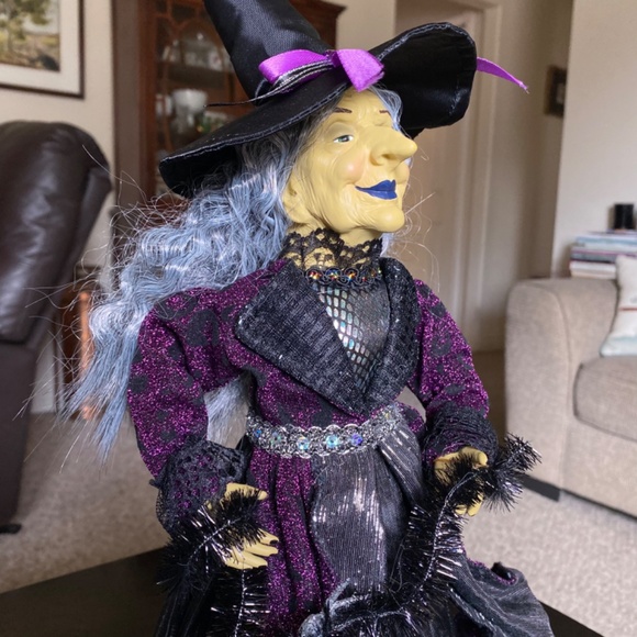 Maker’s Halloween Decor | Holiday | Halloween Witch Tree Topper Nwt 28 ...